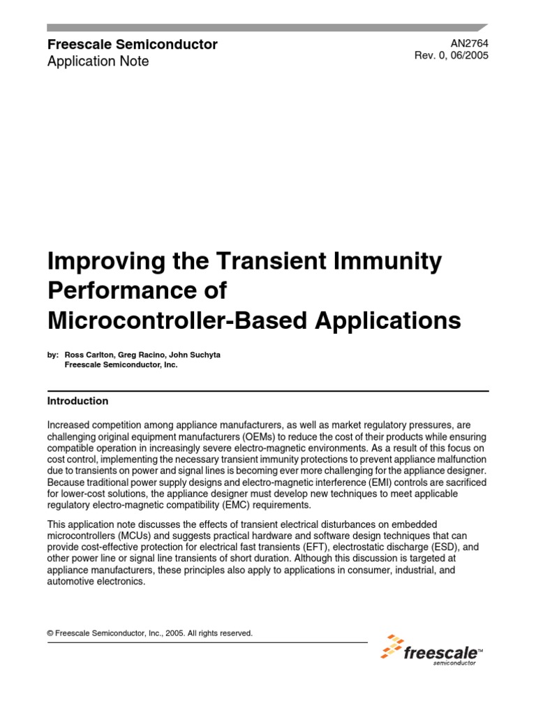 Improving The Transient Immunity | PDF | Rectifier | Power Supply