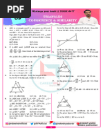 Grade8 Math Worksheet Congruency Similarity Scale | PDF