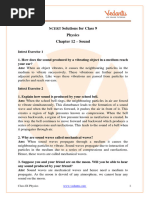 Class 9 Sound Formulas Overview | PDF