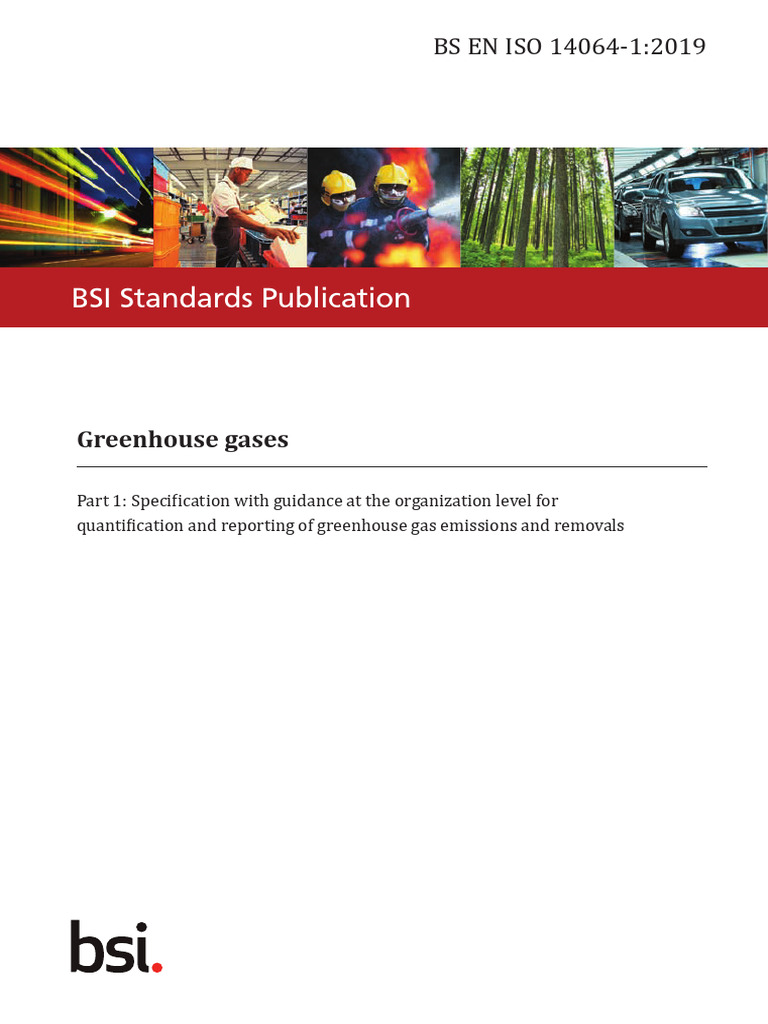 BS en Iso 14064-1-2019 | PDF | Greenhouse Gas | Greenhouse Effect
