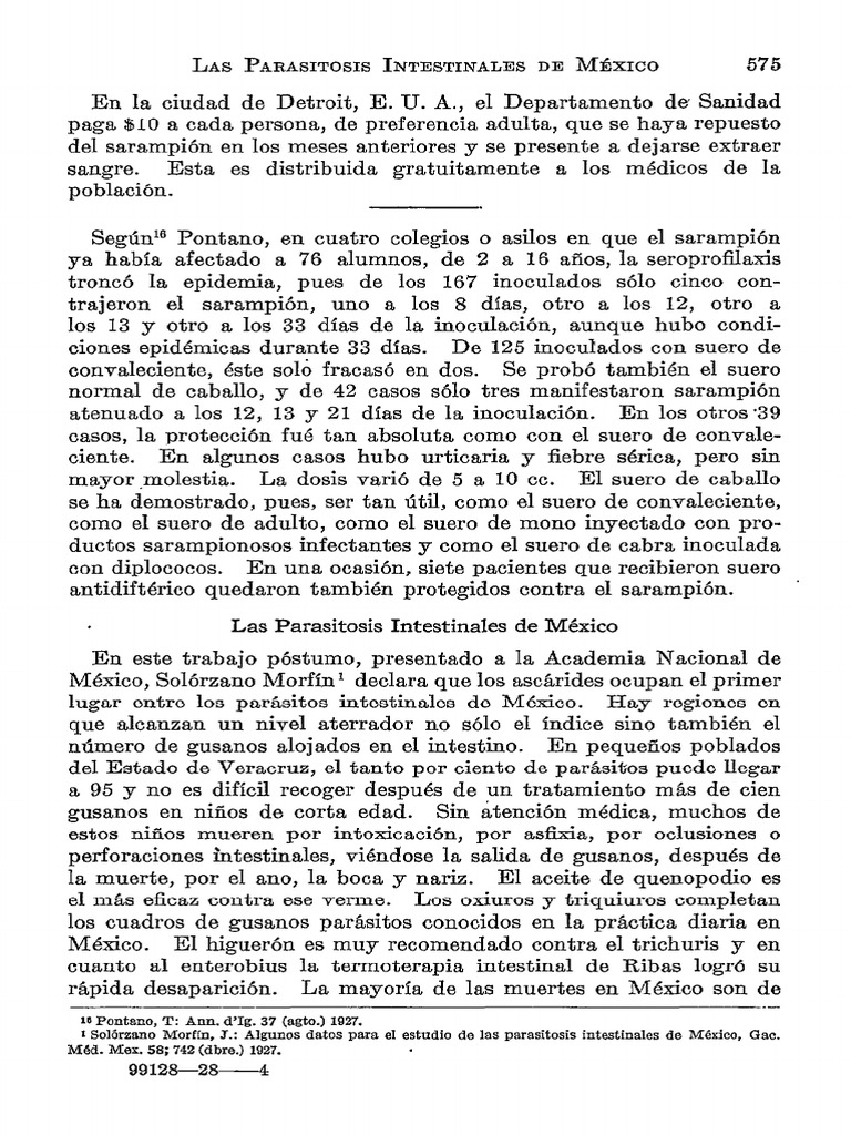Las Parasitosis Intestinales de México | Descargar gratis PDF ...