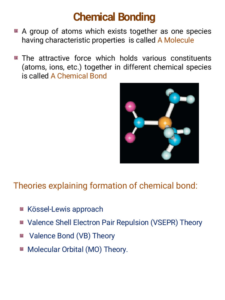 Understanding Chemical Bonds and Hybridization | PDF | Molecular ...