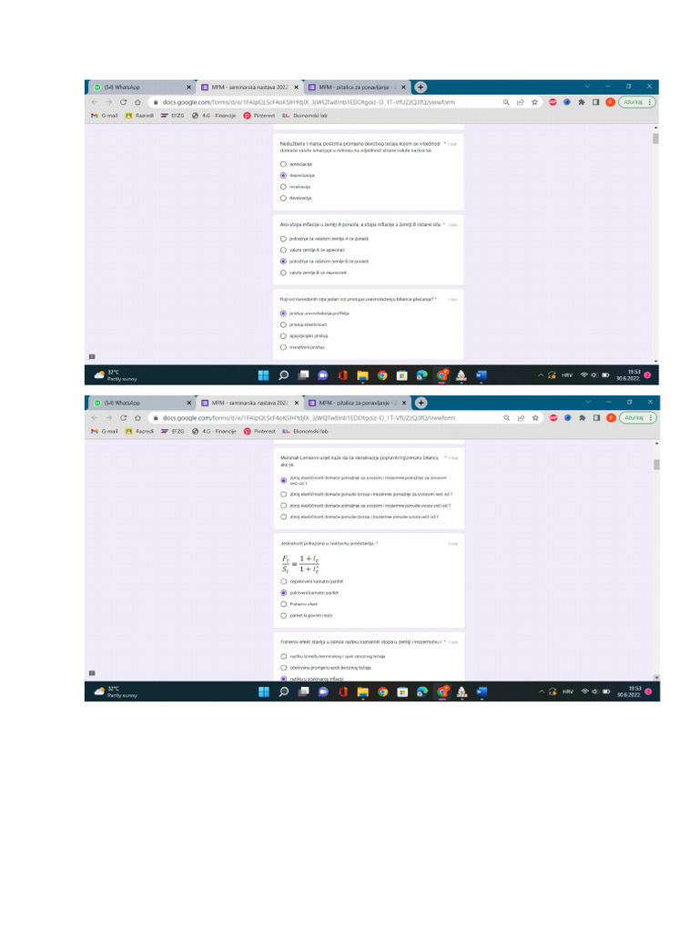 MFM - 1kolokvij Pitalice | PDF