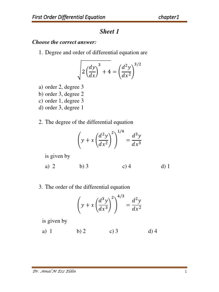 Sheet 1 | PDF | Mathematical Concepts | Mathematical Relations