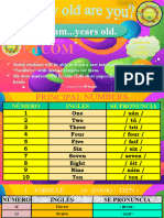 Numeros 1 Al 40 Ingles | PDF