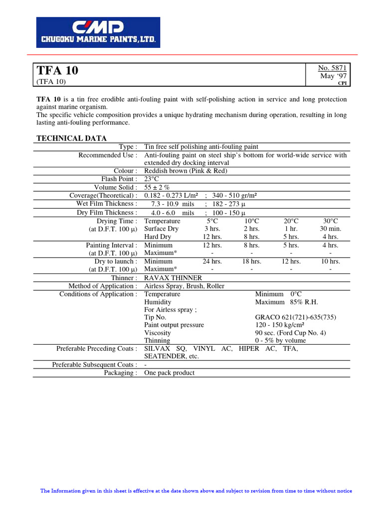 5871 Tfa 10 | PDF | Paint | Applied And Interdisciplinary Physics