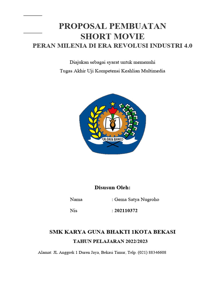 Proposal Gema Satya Nugroho | PDF