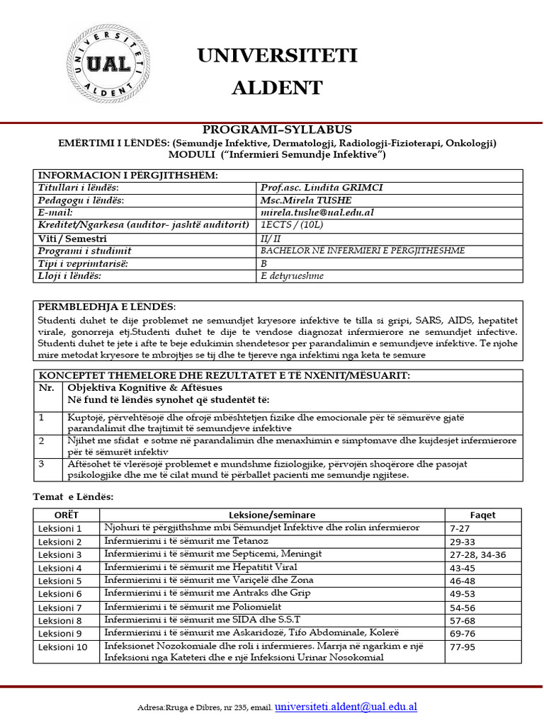 Infermieri Semundje Infektive | PDF