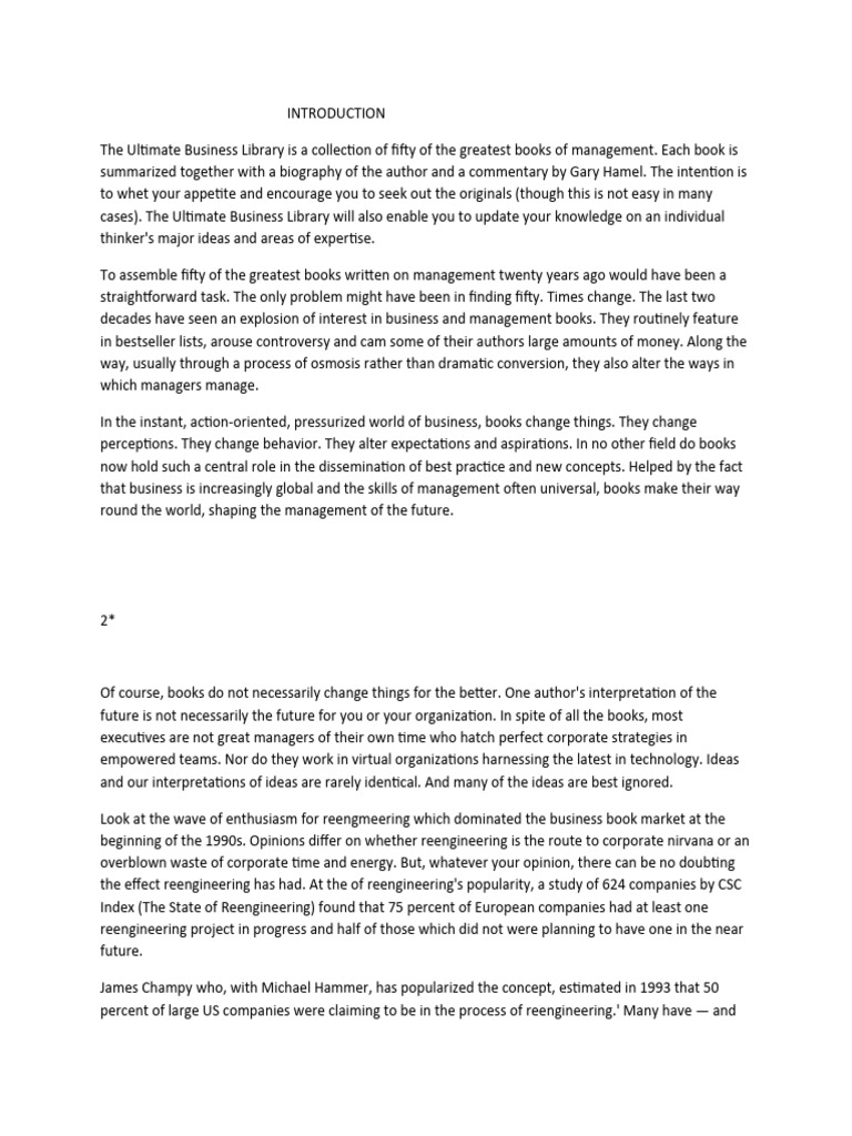 INTRODUCTION in English | PDF | Strategic Management | Leadership