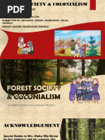 CH 4 Forest Society and Colonialism | PDF | Forests | Sustainability