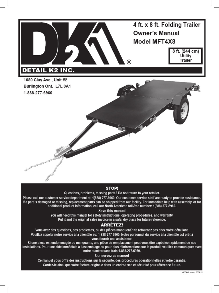 Folding Trailer | PDF | Trailer (Vehicle) | Electrical Connector