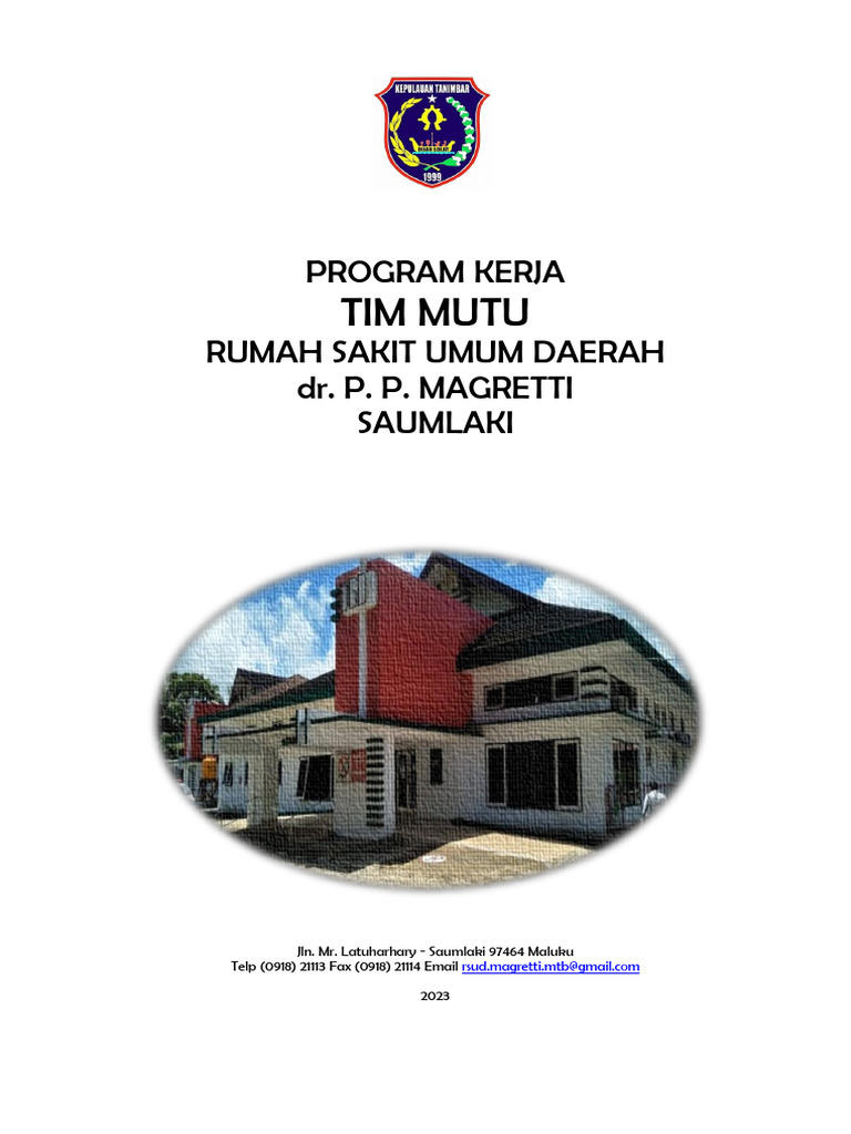 Program Kerja Tim Mutu RS | PDF