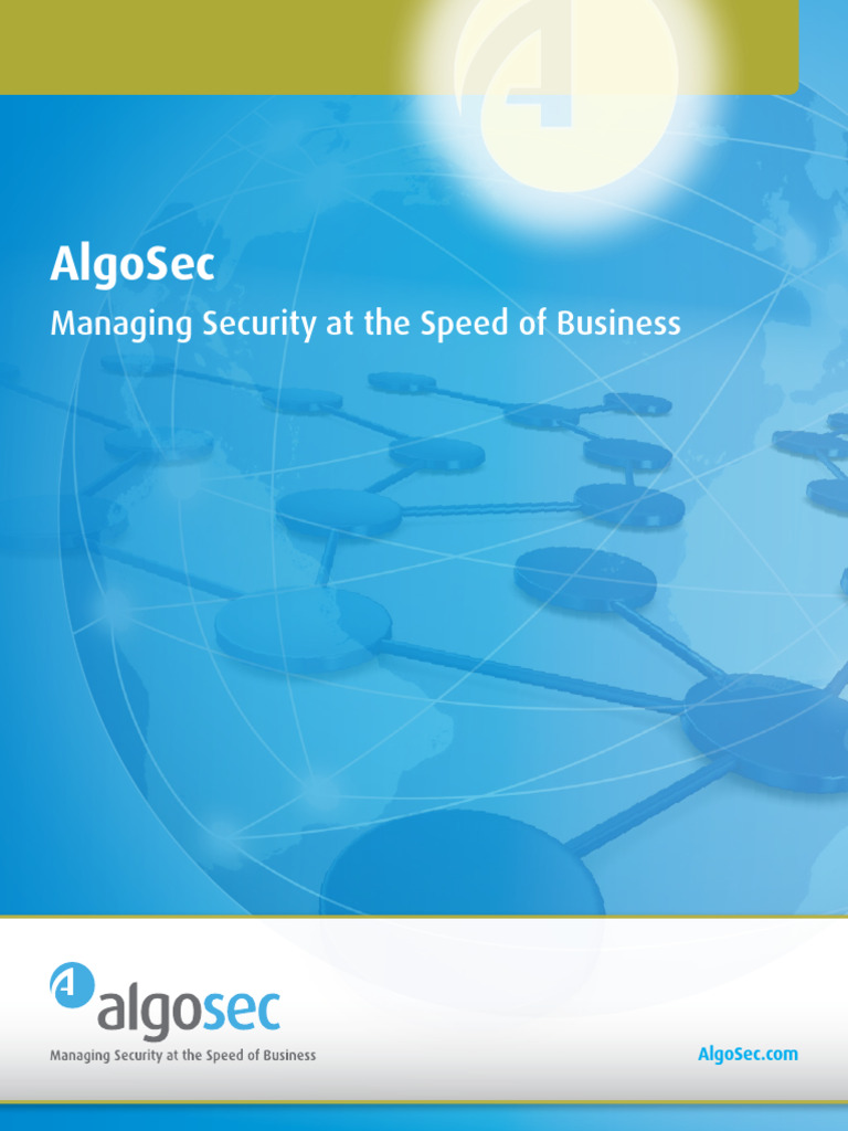 Algosec Security Management Pdf Computer Security Security
