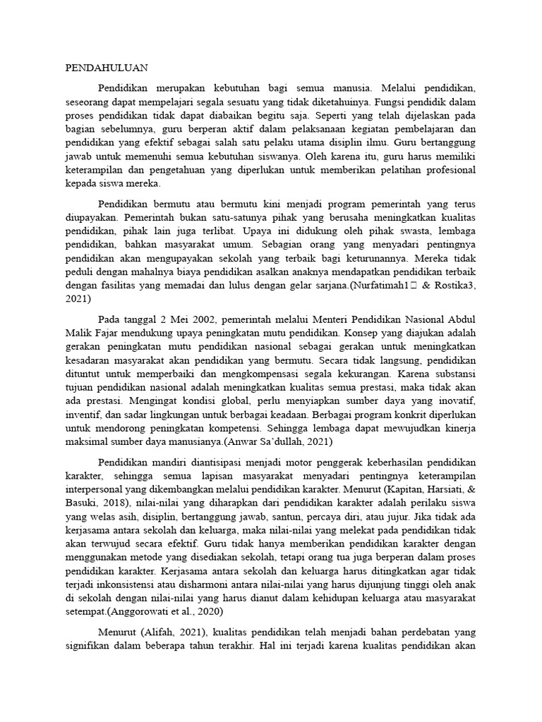 Pendahuluan Dan Program | PDF