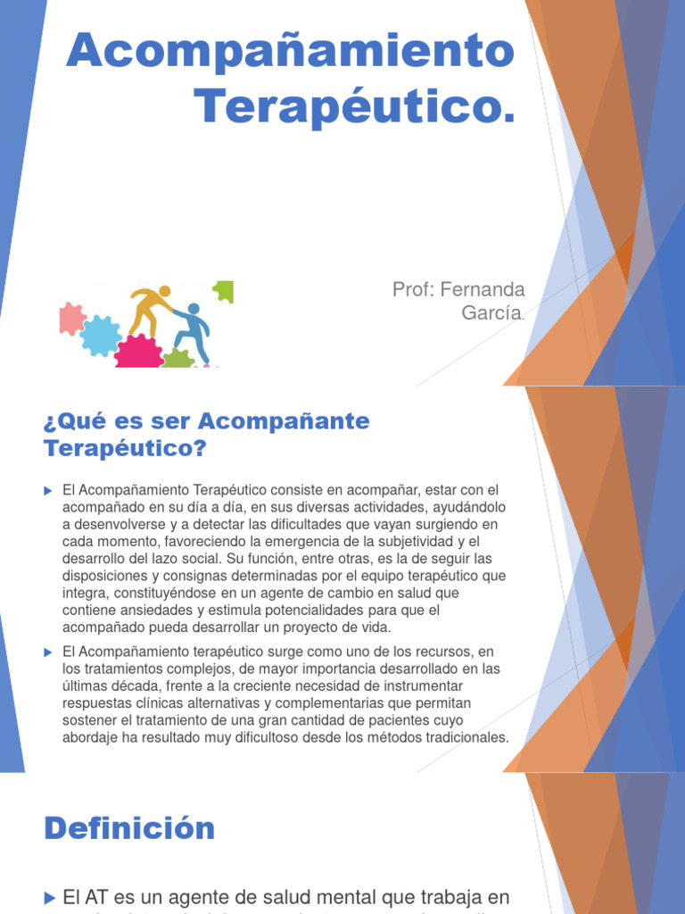 Acompañamiento Terapéutico Pdf Pdf Psiquiatría Sicología