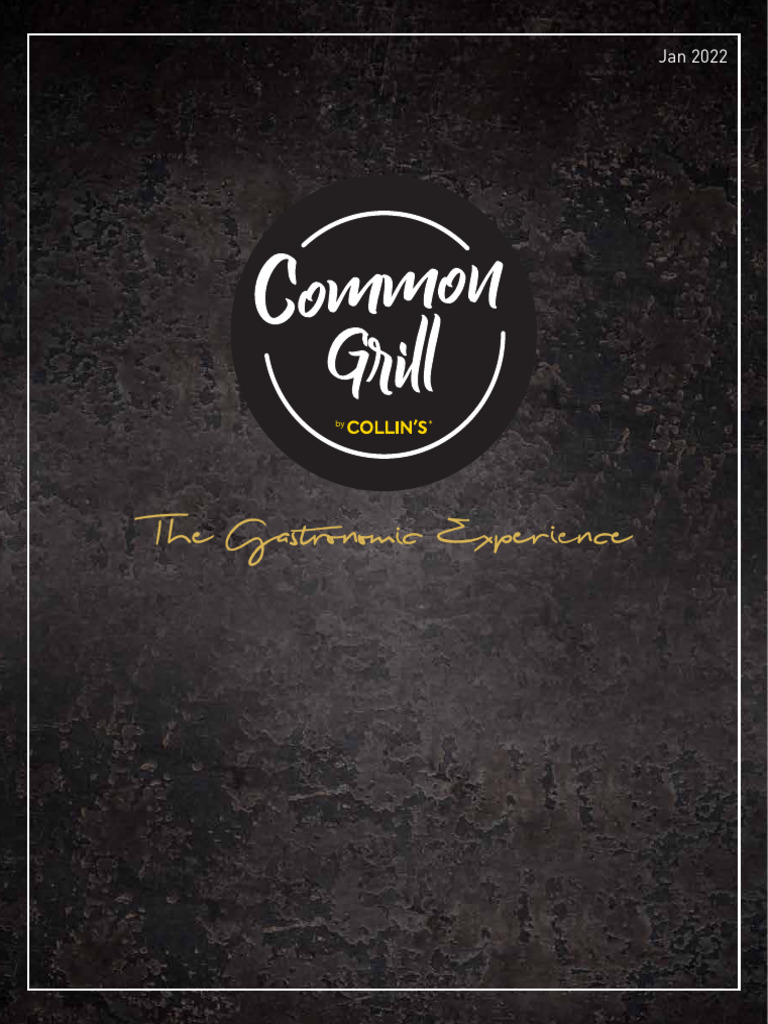 Common Grill Menu | PDF | Cajun Cuisine | Salad