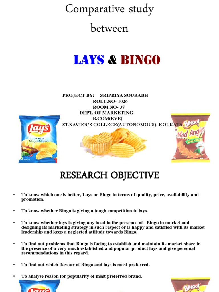 Lays Vs Bingo | PDF | Pepsi Co | Retail