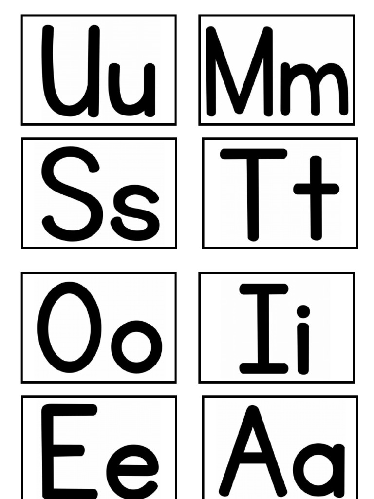 Alphabet Flashcards | PDF