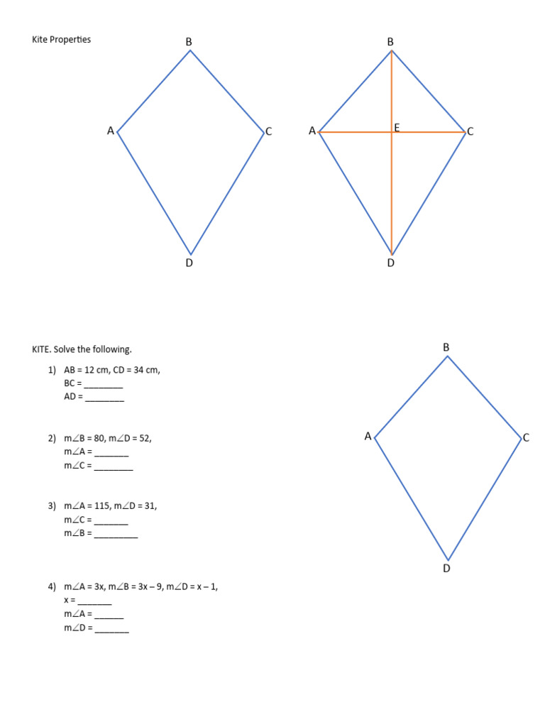 Kite Properties | PDF