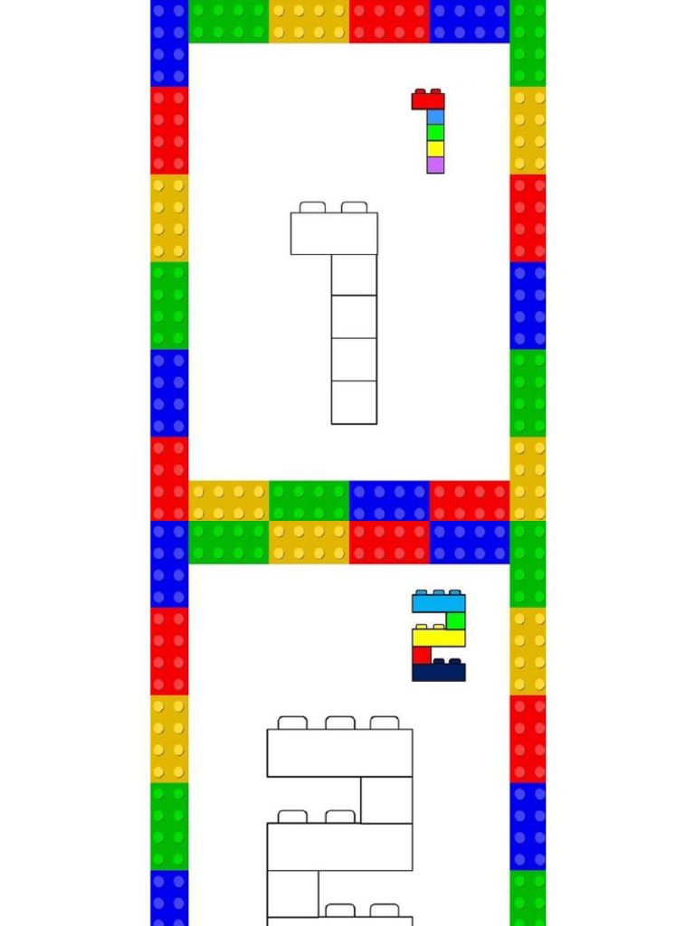 NUMEROS CON LEGOS 2-1 | PDF