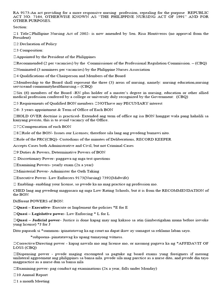 Jurisprudence Notes For Self Study | PDF | Licensure | Autonomy