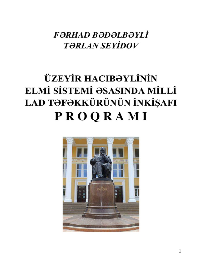 Proqram Seyidov Badalbeyli | PDF