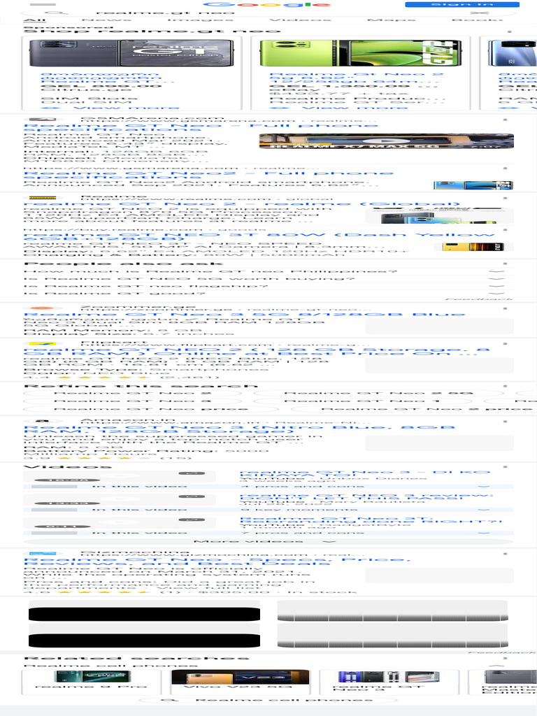 Realme - GT Neo - Google Search | PDF | Smartphone | Random Access Memory