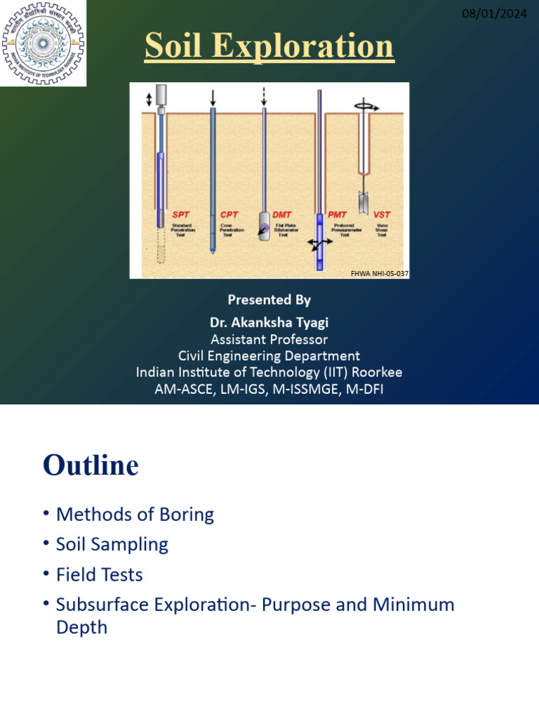 Soil Exploration Part 2 and 3 | PDF | Soil Mechanics | Electrical ...