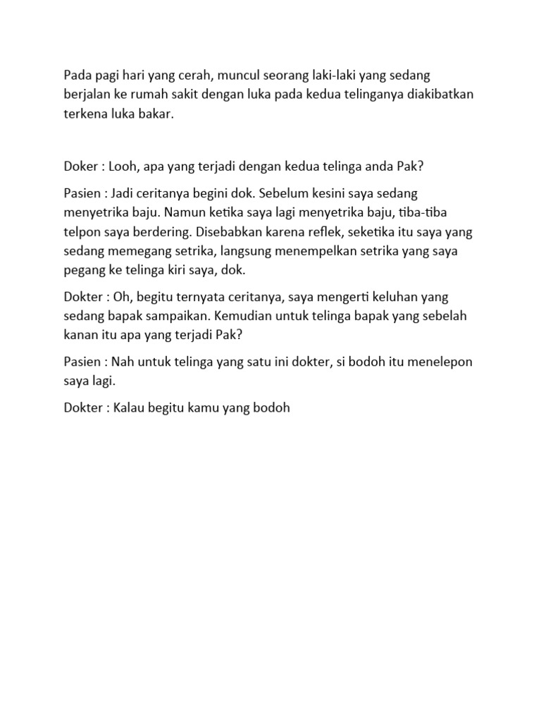 Contoh Teks Anekdot | PDF
