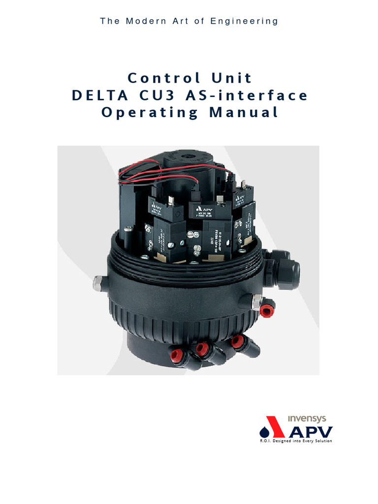 Delta CU3 AS-i Valve Control Manual | PDF | Valve | Vacuum Tube