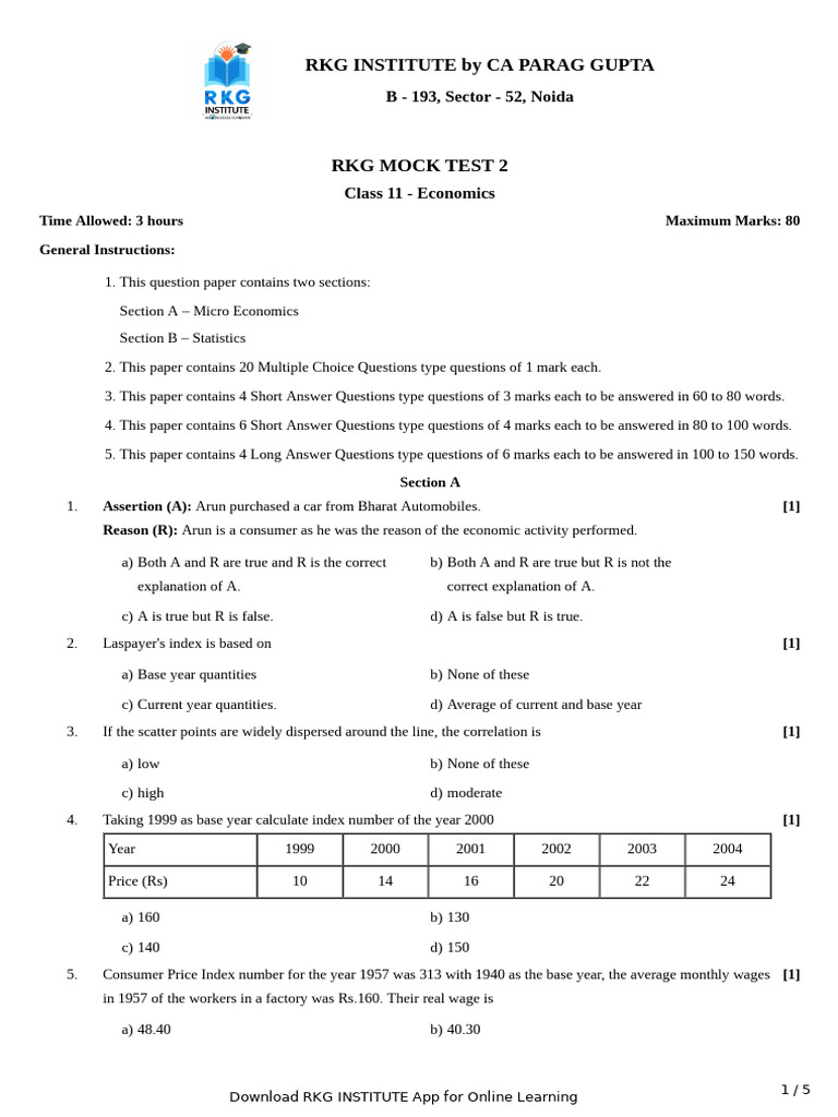Eco Test 2 | PDF | Demand | Elasticity (Economics)