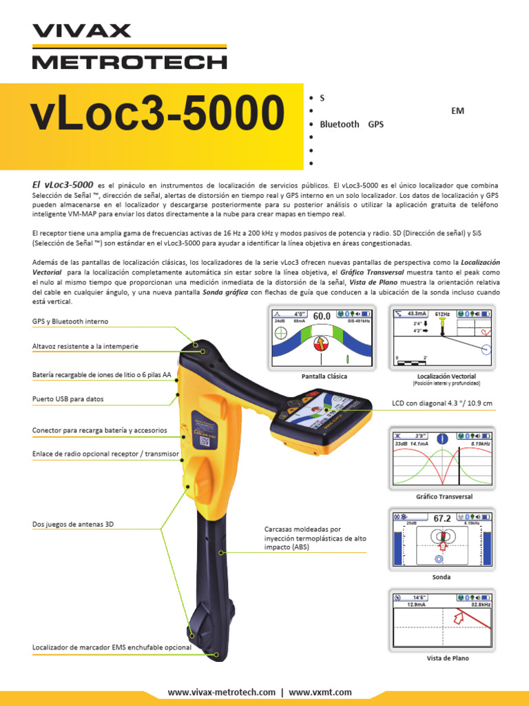 Brochure VLoc3-5000 (Biix Ingeniería) | PDF | Sistema de ...