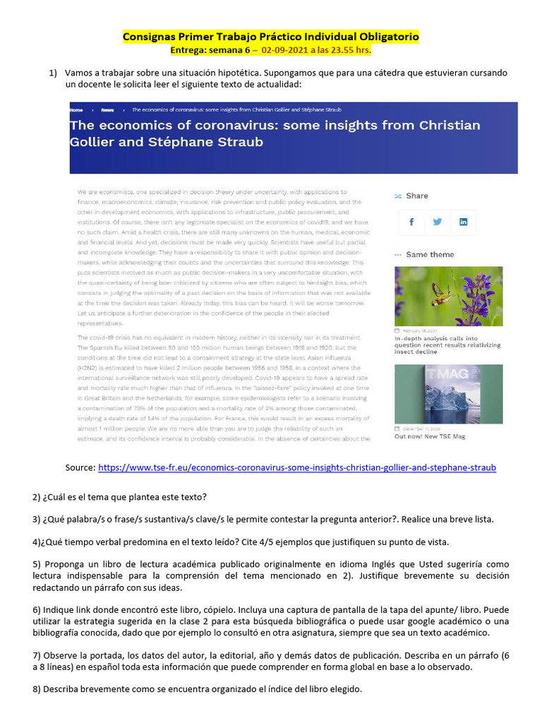 1er TP Individual - 2021 | PDF | Bibliografía | Comunicación humana