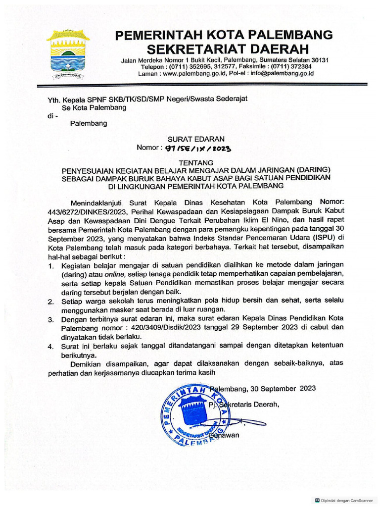 SE Penyesuaian KBM Daring | PDF