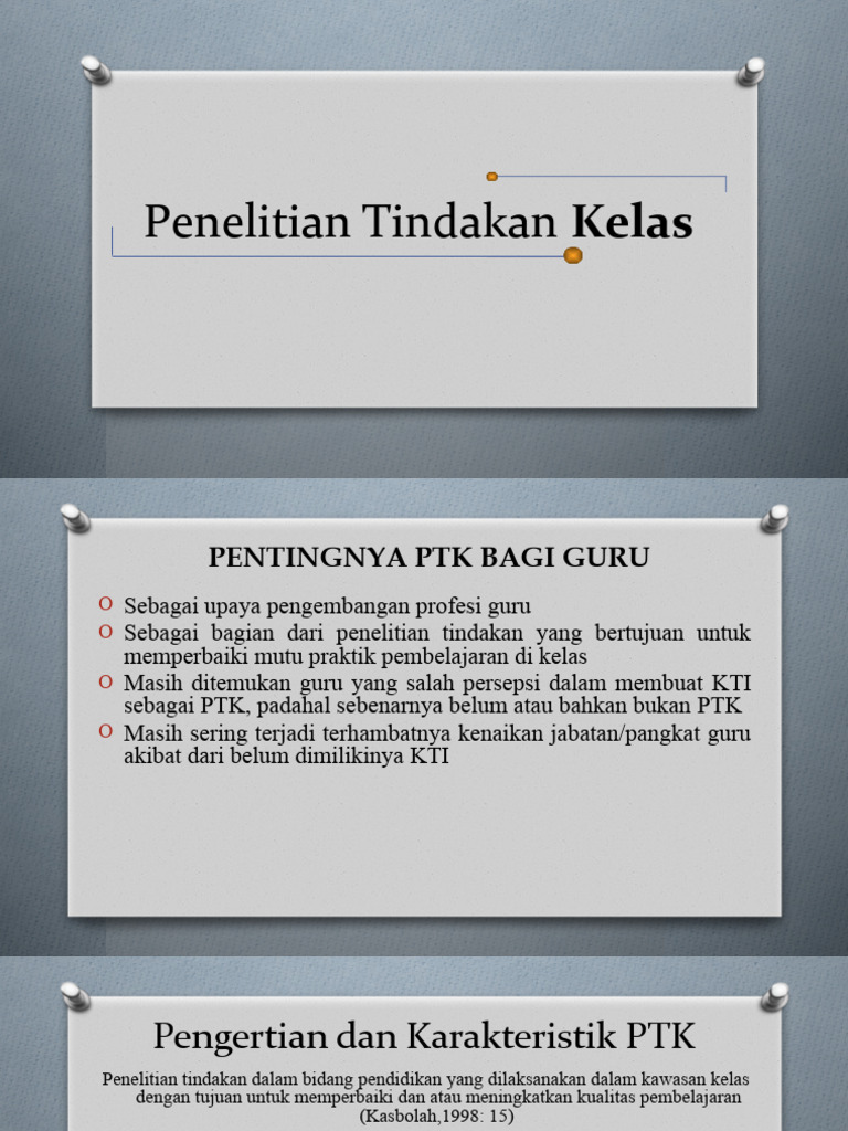 Materi PTK | PDF | Karier & Perkembangan