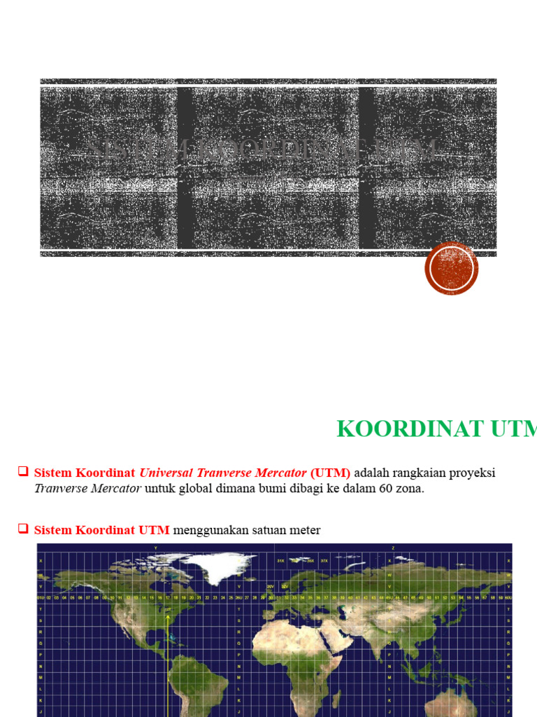 Sistem Koordinat UTM | PDF
