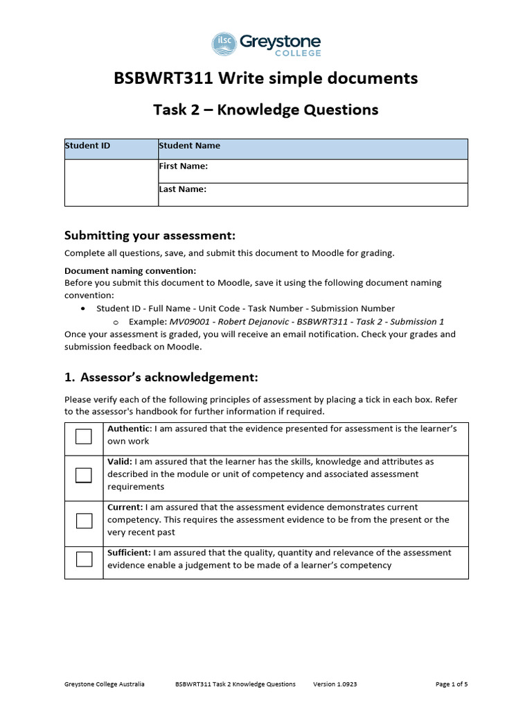 BSBWRT311 Write Simple Documents | PDF | Proofreading | Communication