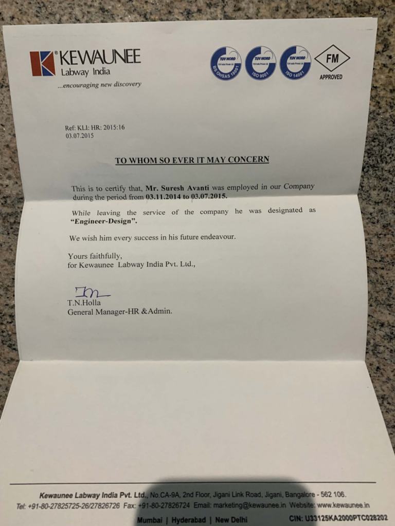 Kewaunee Service Letter - 1 | PDF