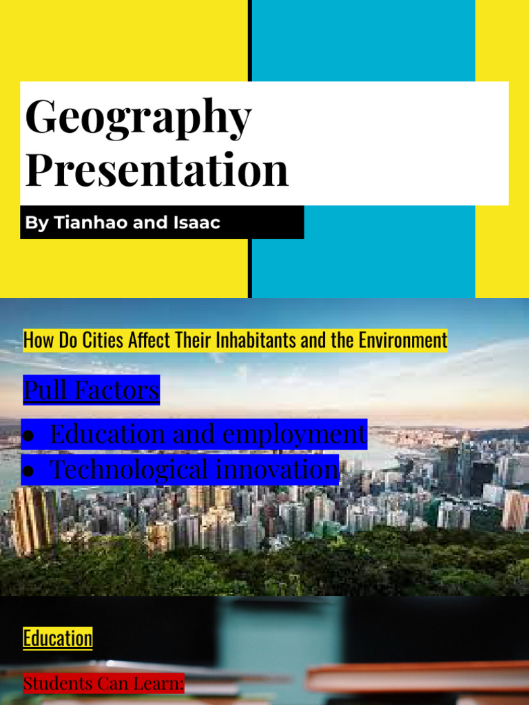 Geography Presentation | PDF | Air Pollution | Water
