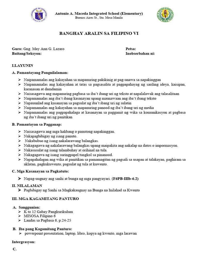 LP - Sanhi at Bunga | PDF