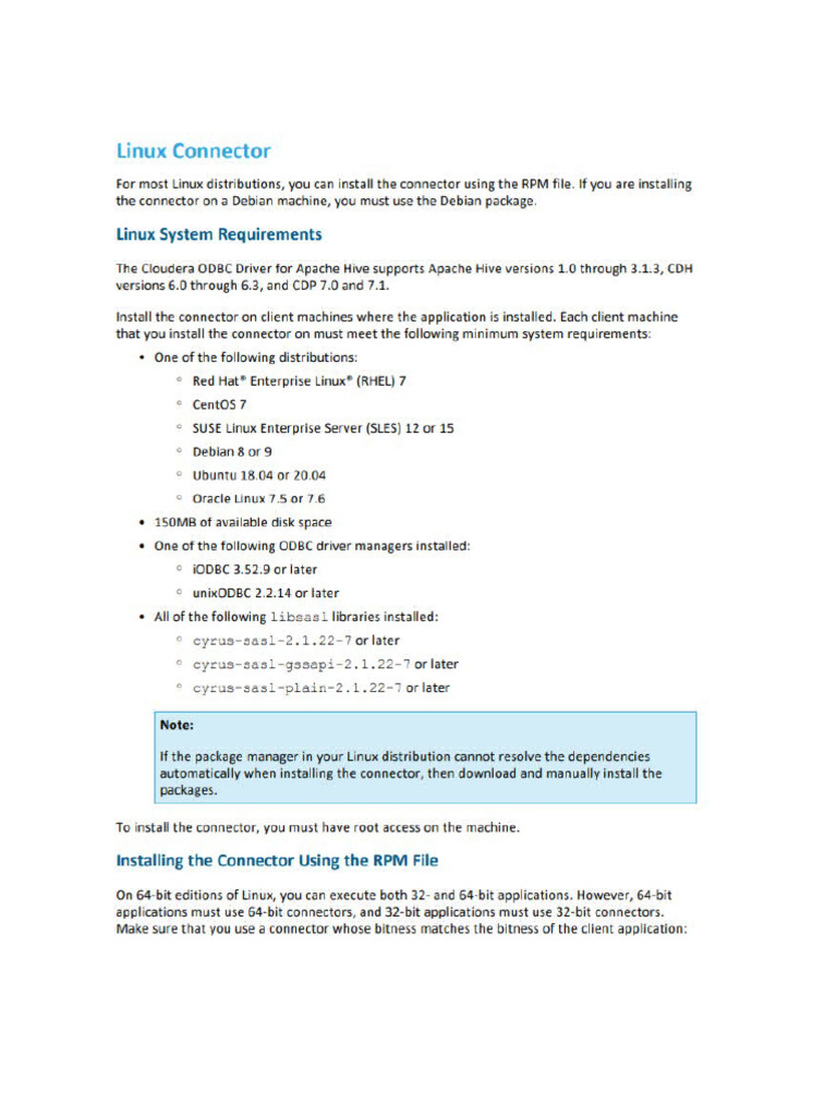 Install ODBC Linux | PDF | Business