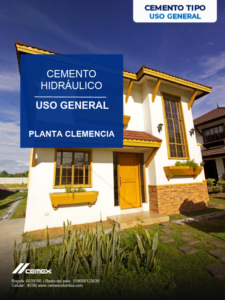 Ficha Tecnica - Cemento Cemex | PDF | Cemento