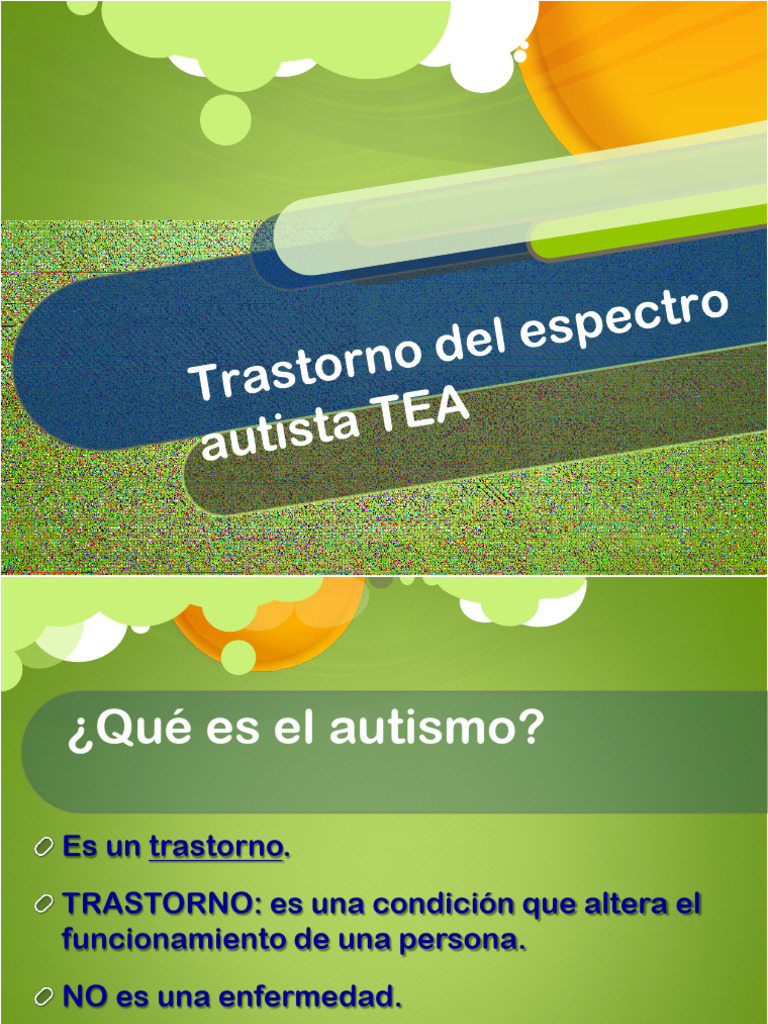 Autismo TEA Definición y Diagnóstico | PDF | Espectro autista | Medicina CLINICA