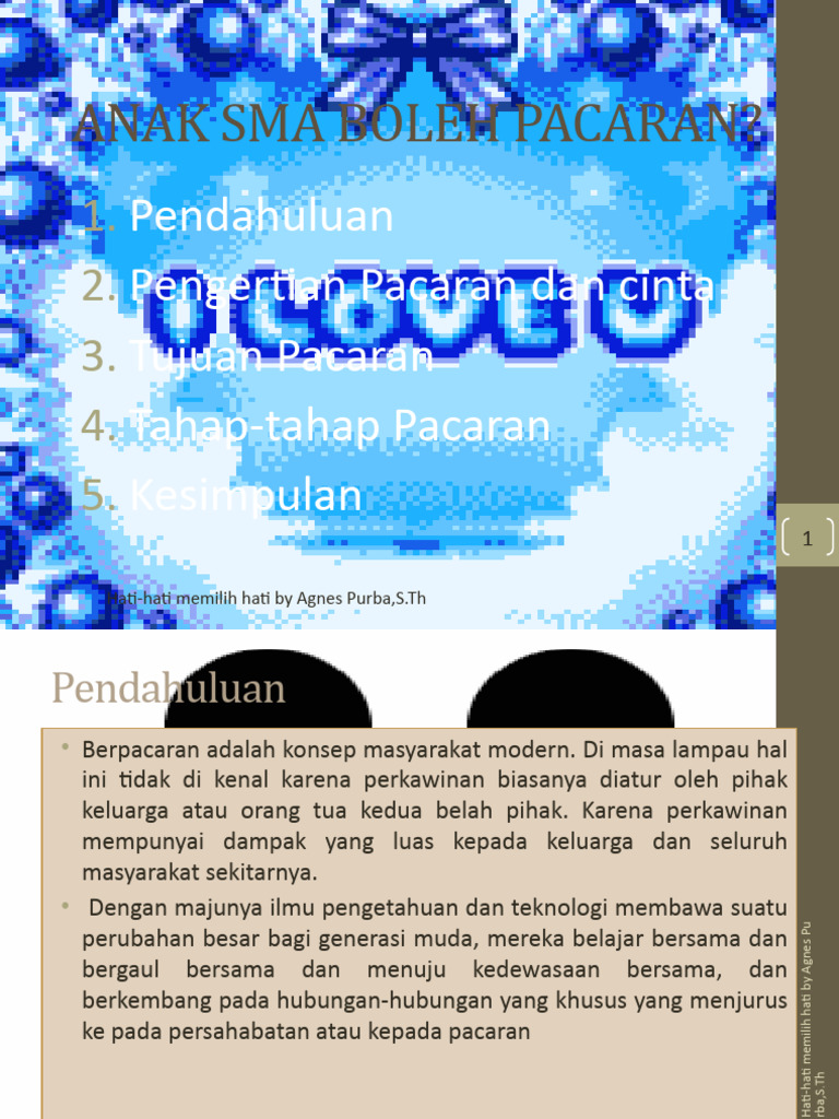 Bolehkah Anak SMA Pacaran? | PDF | Pengembangan Diri | Kesehatan Holistik
