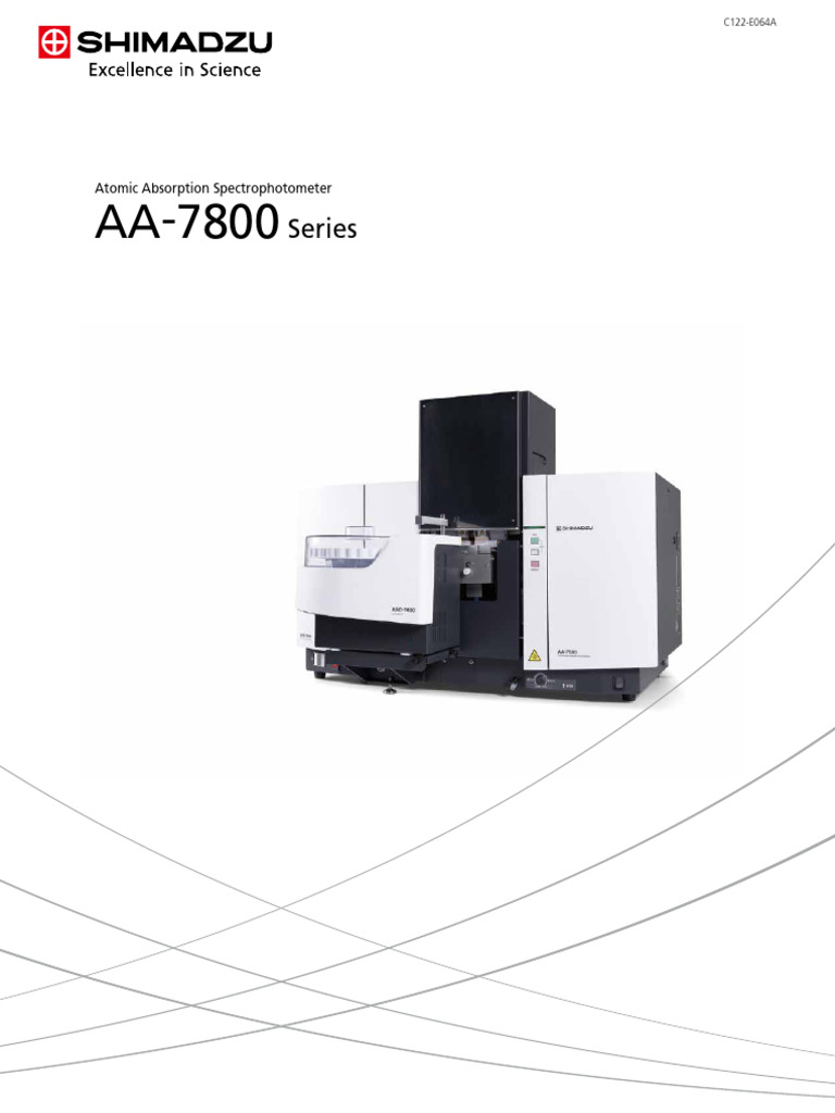 Shimadzu AA-7800 Series Brochure | PDF | Atomic Absorption Spectroscopy ...