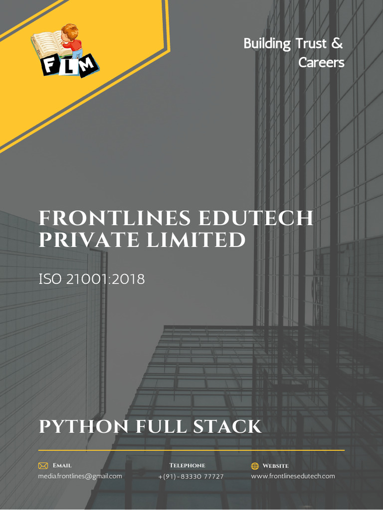 Python Full Stack Syllabus Course Brochure | Download Free PDF | Method ... Python Full Stack Syllabus Course Brochure | Download Free PDF | Method ...