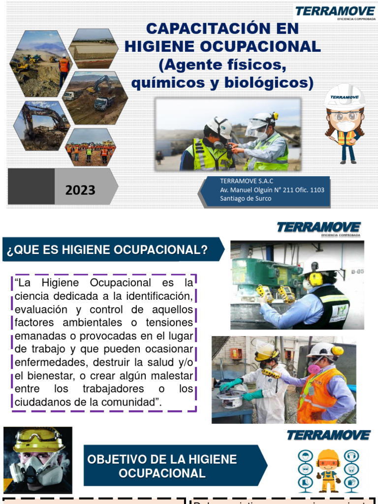 Higiene Ocupacional (Agentes Agentes Físicos, Químicos, Biológicos ...