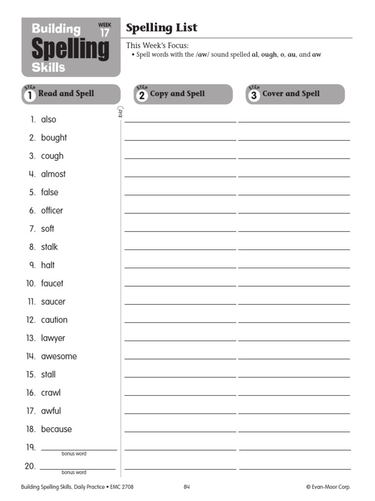 Spelling List 3.8 | PDF | Linguistics | Human Communication
