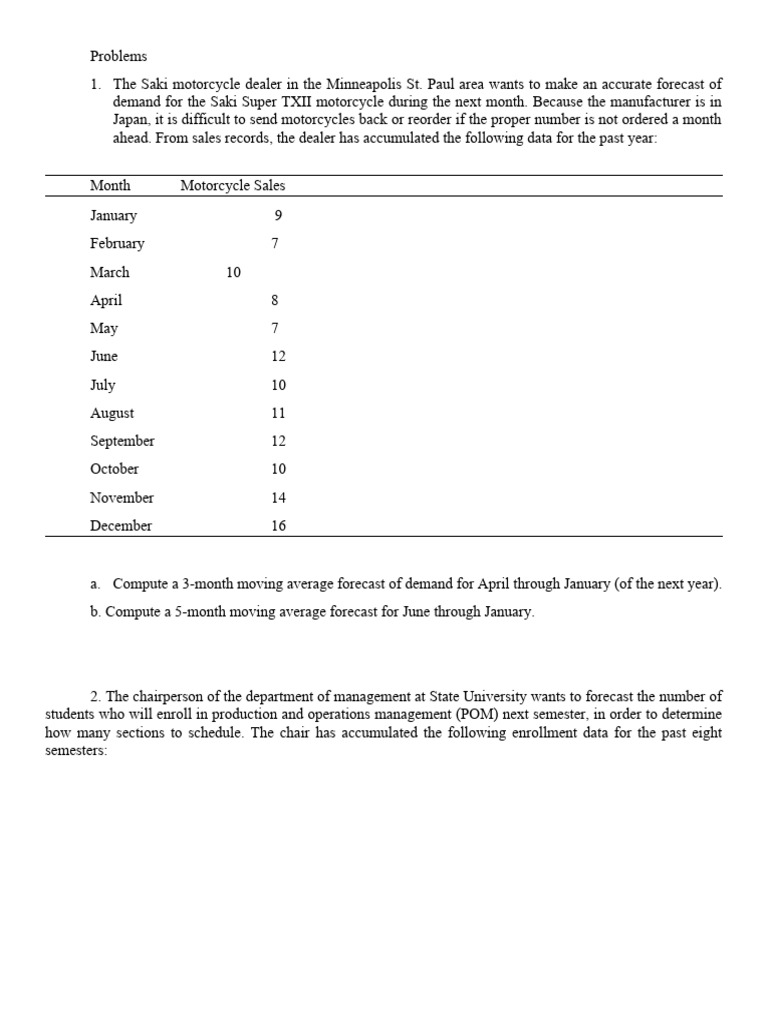 Forecasting | PDF | Forecasting | Moving Average Forecasting | PDF | Forecasting | Moving Average