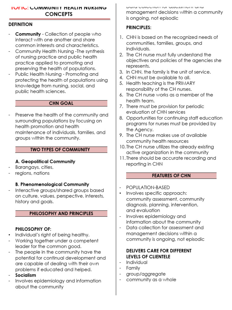 CHN Reviewer Final Na To | PDF | Occupational Safety And Health ...